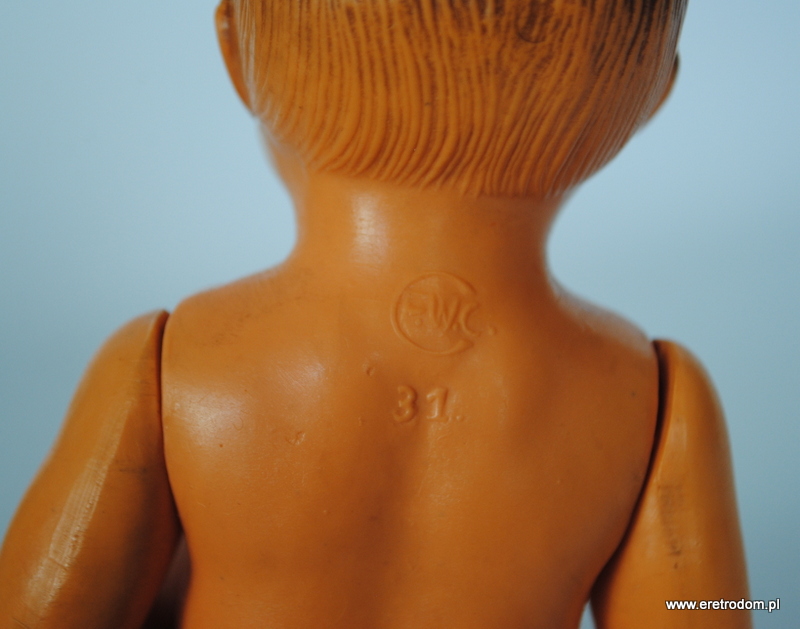 Fabryki Wyrobów Celuloidowych w Częstochowie lalka laleczka prl ...